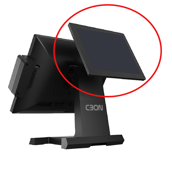 مانیتور دوم CP-P10AS صندوق فروشگاهی برند CBON